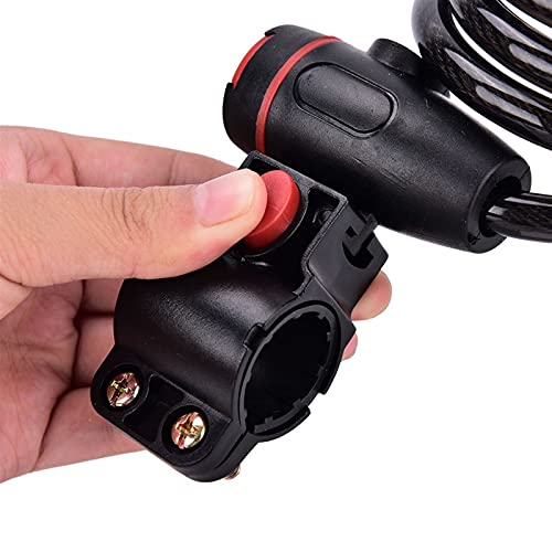 LJJSMG Universal Security Lock with 2 Keys Bike Lock Anti-Theft Steel Strong Bicycle Accessories for Bicycle Motorcycle