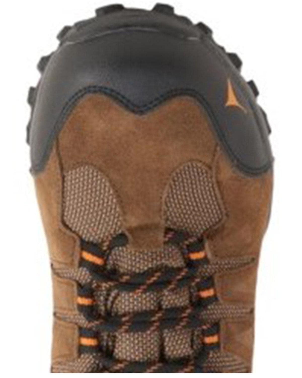 Pacific Mountain Men's Boulder Hiking Shoe, Brown/Orange, 10.5