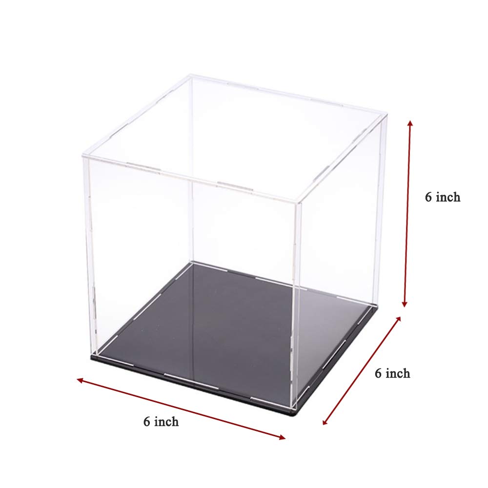 Self-Assembly 29.1" Tall Acrylic Display Case for 1000%,Deluxe Dustproof Showcase,Countertop Box for Pop Figures Collectibles Toy,Need Remove Protective Film (14.9x10.6x29.5 inch;38x27x75 cm)