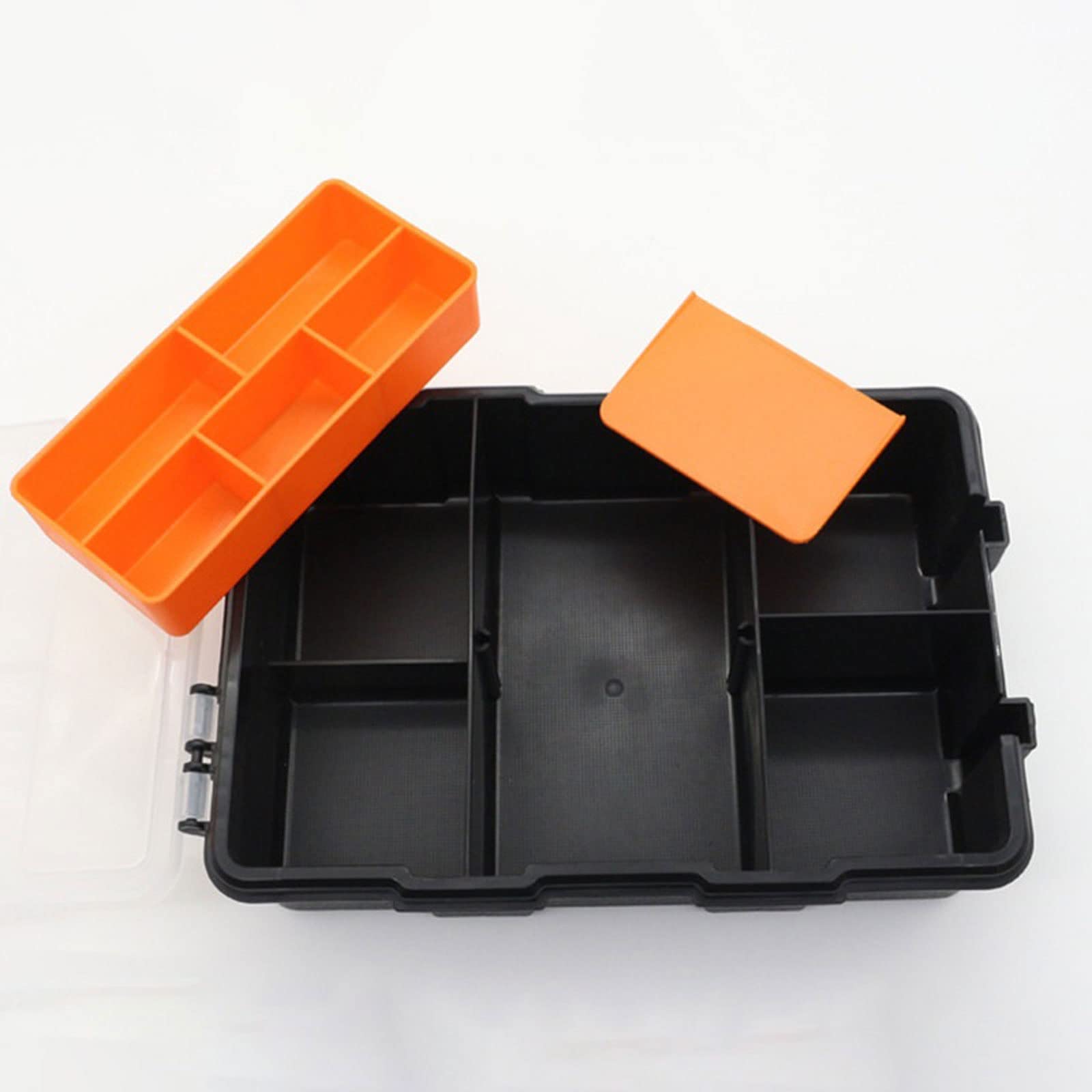 RORUN Portable Tool Box Large Capacity Fishing Tackle Box Fishing Accessories Tool Storage Box Fish Hook Lure Bait Box Fishing Supplies