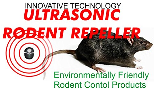 Ultrasonic Rodent Repeller Commercial Triple Speaker Model Repels Rodents, Rats & Mice.