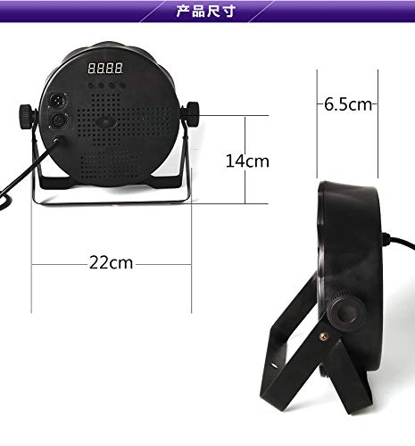 LED Stage Lights XPCLEOYZ 54x3W LED Par Light RGBW 162Watt DMX 512 Stage Lighting for Home Party Wedding DJ Show Club Concert Dance Floor Lighting - 4 Pack β¦ (8PCS)