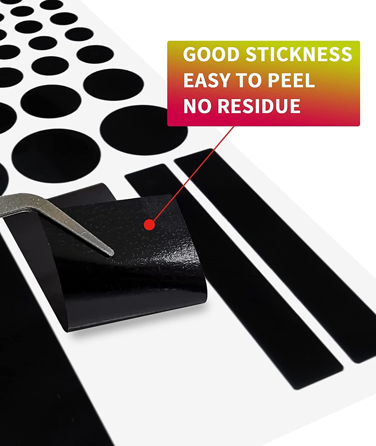 Pair of 2 Sheets Light Dimming Stickers Original - LED Light Cover - 100% Blackout of LED Light / Light Dimming Sheets for Routers, Electronics, TV's, Game Consoles, Computers, Appliances and More