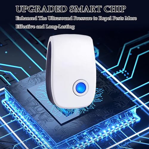 Ultrasonic Pest Insect Repeller 10 Pack Repellent Plug in, Mosquito Repellent, Rodent Repellent Indoor Ultrasonic Pest Control Roach, Mice, Spider Insects Mosquito Rodent Repellent
