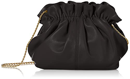 Loeffler Randall womens Mini Cinch Clutch, Black, Small US