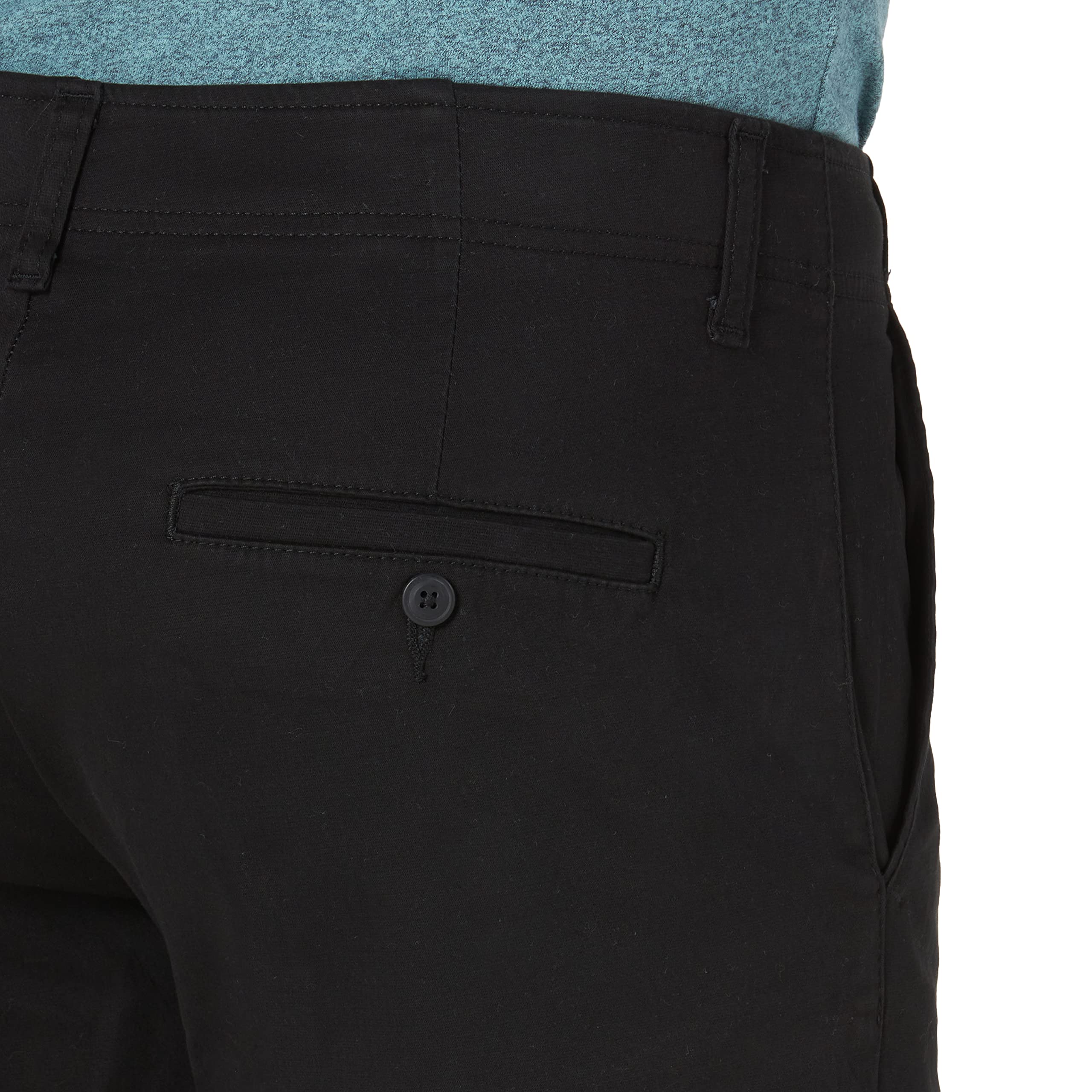 Lee Men's Extreme Motion Flat Front Short, Sea Mist, 42