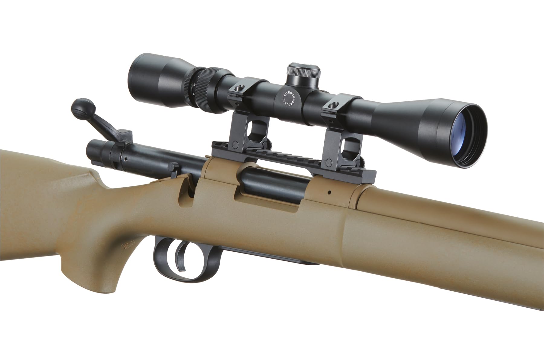 Lancer Tactical Airgun Airsoft Scope: 3-9x40 Rifle Scope with Fast Focus Eyepiece and Reticle Crosshair for Accurate Shooting w/Mil-dot 3" Eye Relief - 40mm