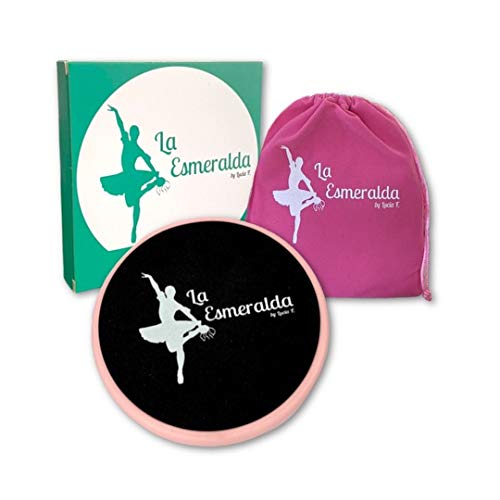 La Esmeralda Ballet Turning Board for Dancers, ice Skaters, Gymnasts etc Helps Improve Turns, Balance, Spotting, Stability and Much More. Made with Thick EVA Foam.