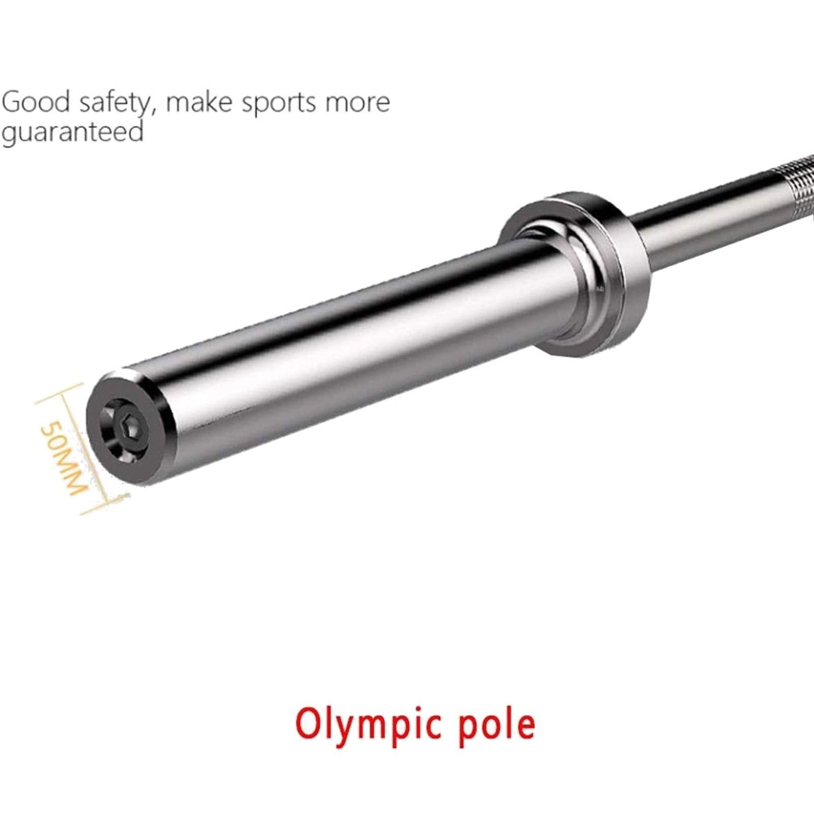 MQQ Dumbbell Bars,1.2m/1.5m Weights Olympic Barbell Dumbbell Handle Weightlifting Power Lifting, Weight Bar with Copper Sleeve Connection Pad Ideal for Biceps