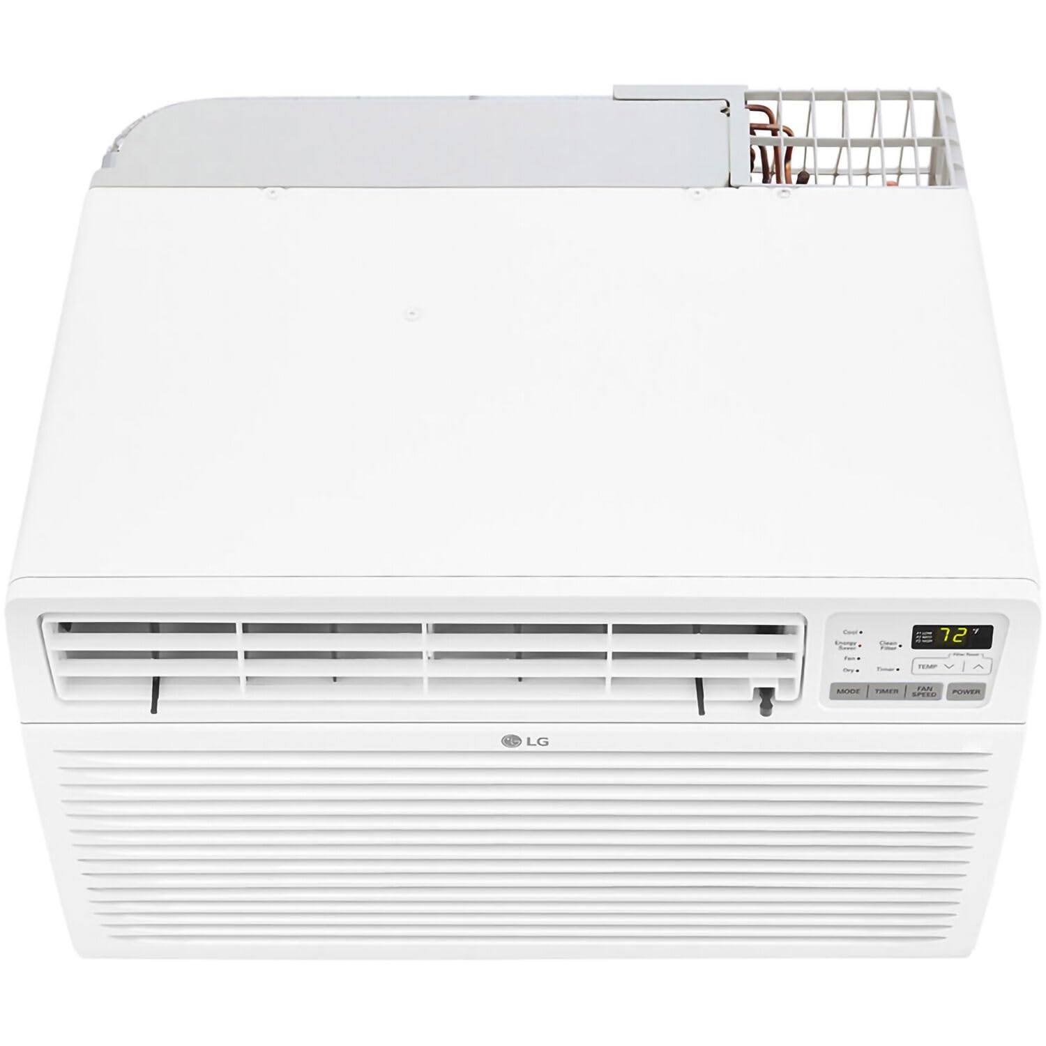 LG 14,000 BTU Through the Wall Air Conditioner, 230/208V, Cools 750 Sq.Ft. for Bedroom, Living Room, Apartment, Electronic Control w/Remote, 3 Cooling & Fan Speeds, 4-Way Air Deflection, Auto Restart