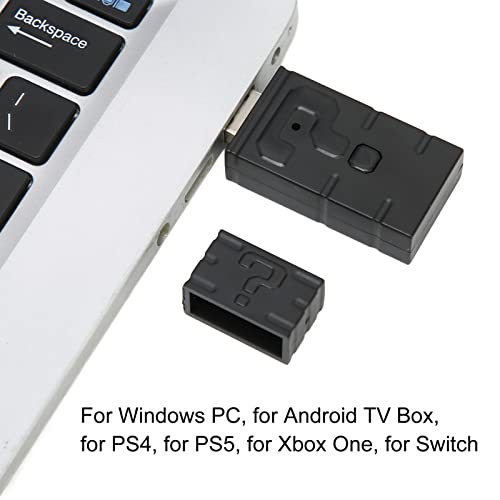Zyyini Wireless Controller Adapter for Windows PC, for Android TV Box, for PS4, for PS5, for One,Wireless Handle Bluetooth Receiver Converter