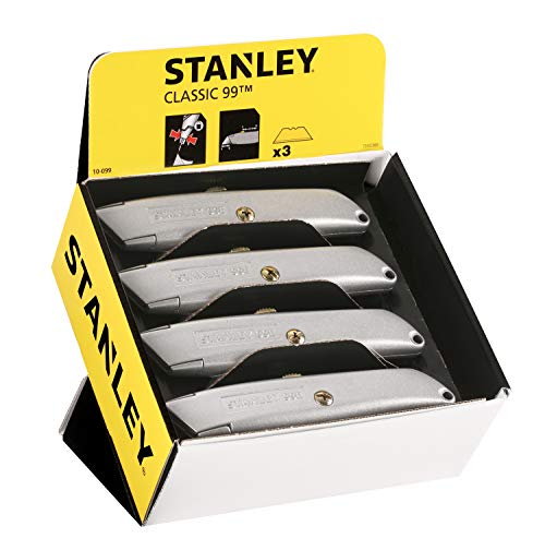 Stanley 1-10-099 Knife "99E" with retractable blade, Silver