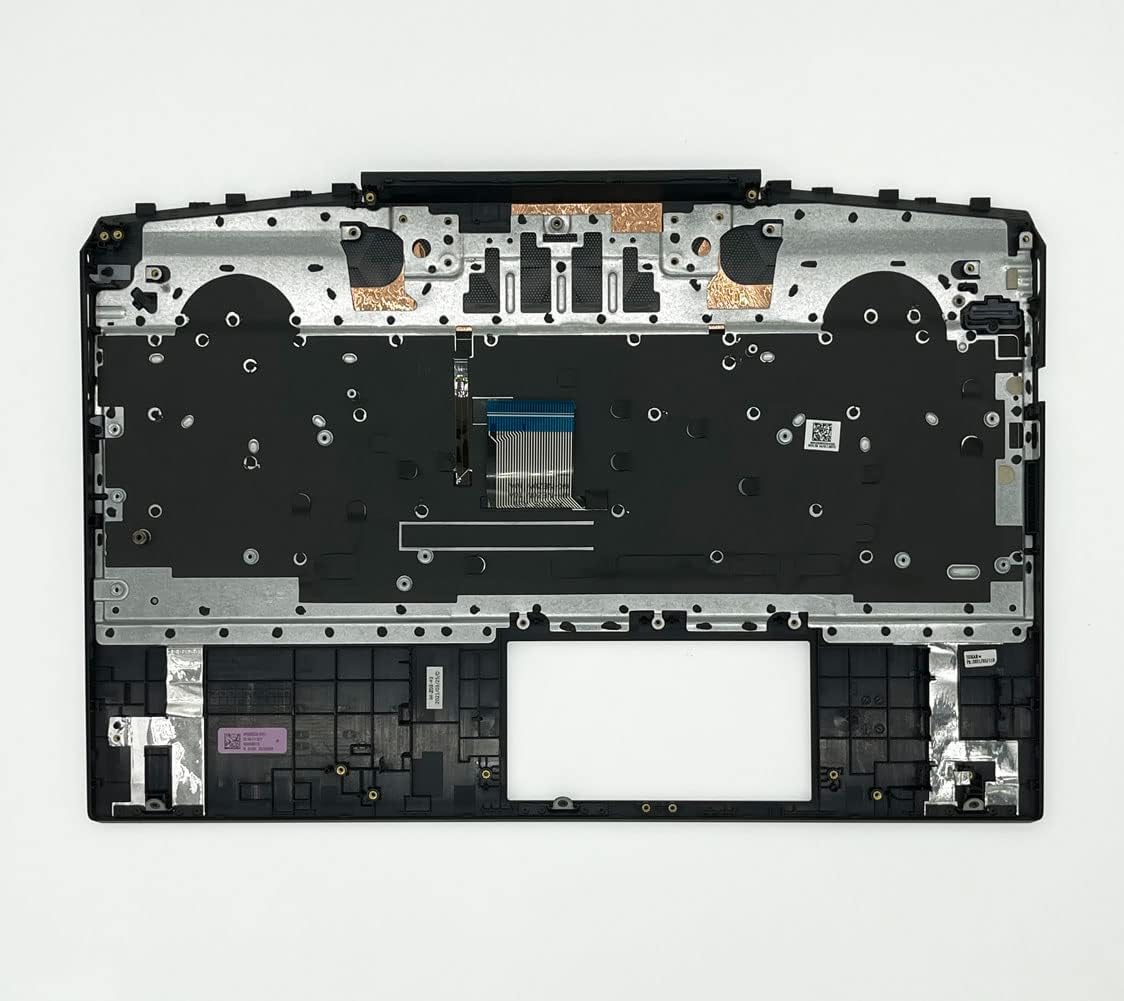 Replacement for HP Pavilion Gaming 15-DK 15T-DK TPN-C141 Laptop Upper Case Palmrest with Purple Backlit Keyboard Assembly L57596-001 AP2K8000320