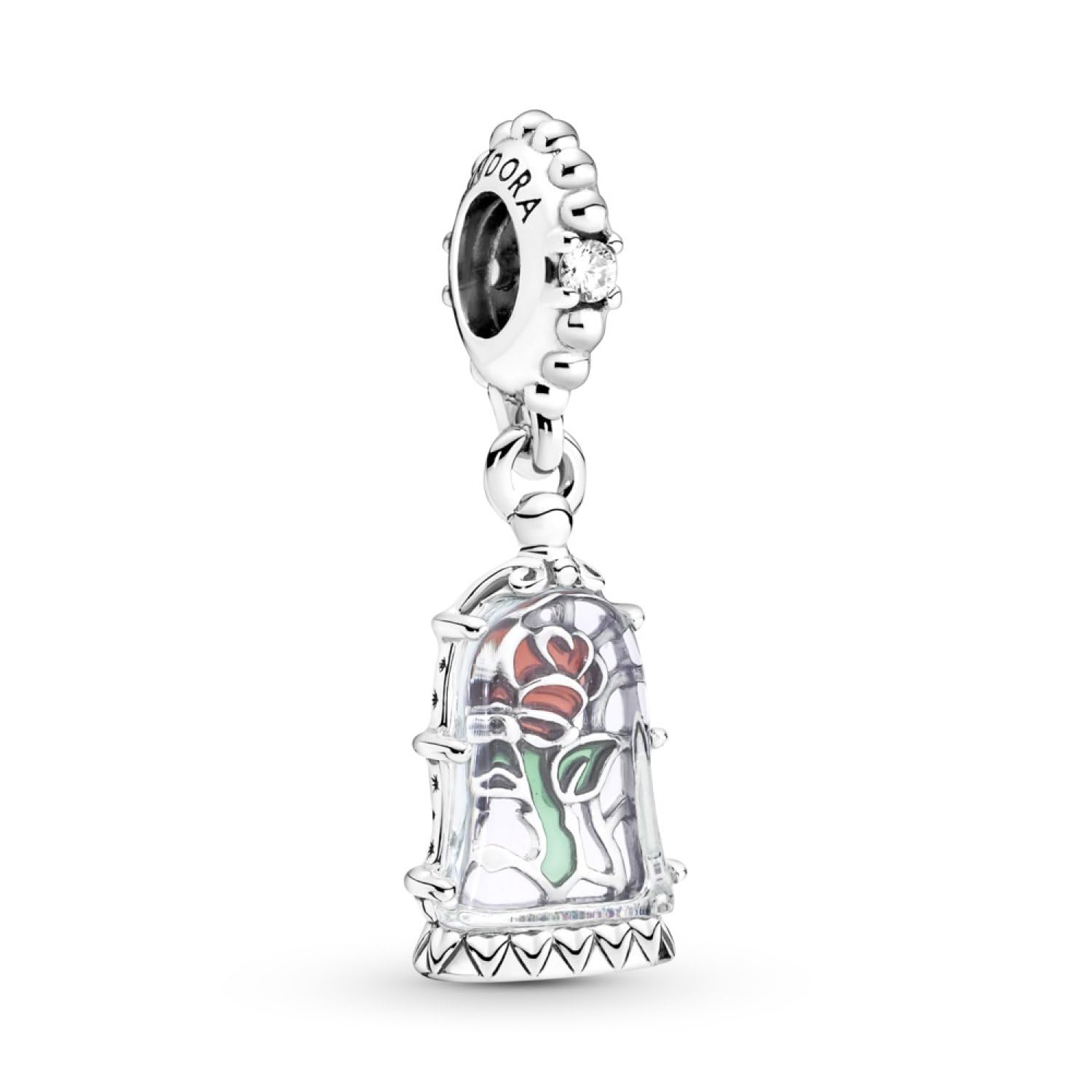 PANDORA Charm colgante 790024C01 Rosa Encantada