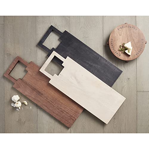 Santa Barbara Design Studio TableSugar Mango Wood Charcuterie Board, 24 x 9-Inch, Light Wash