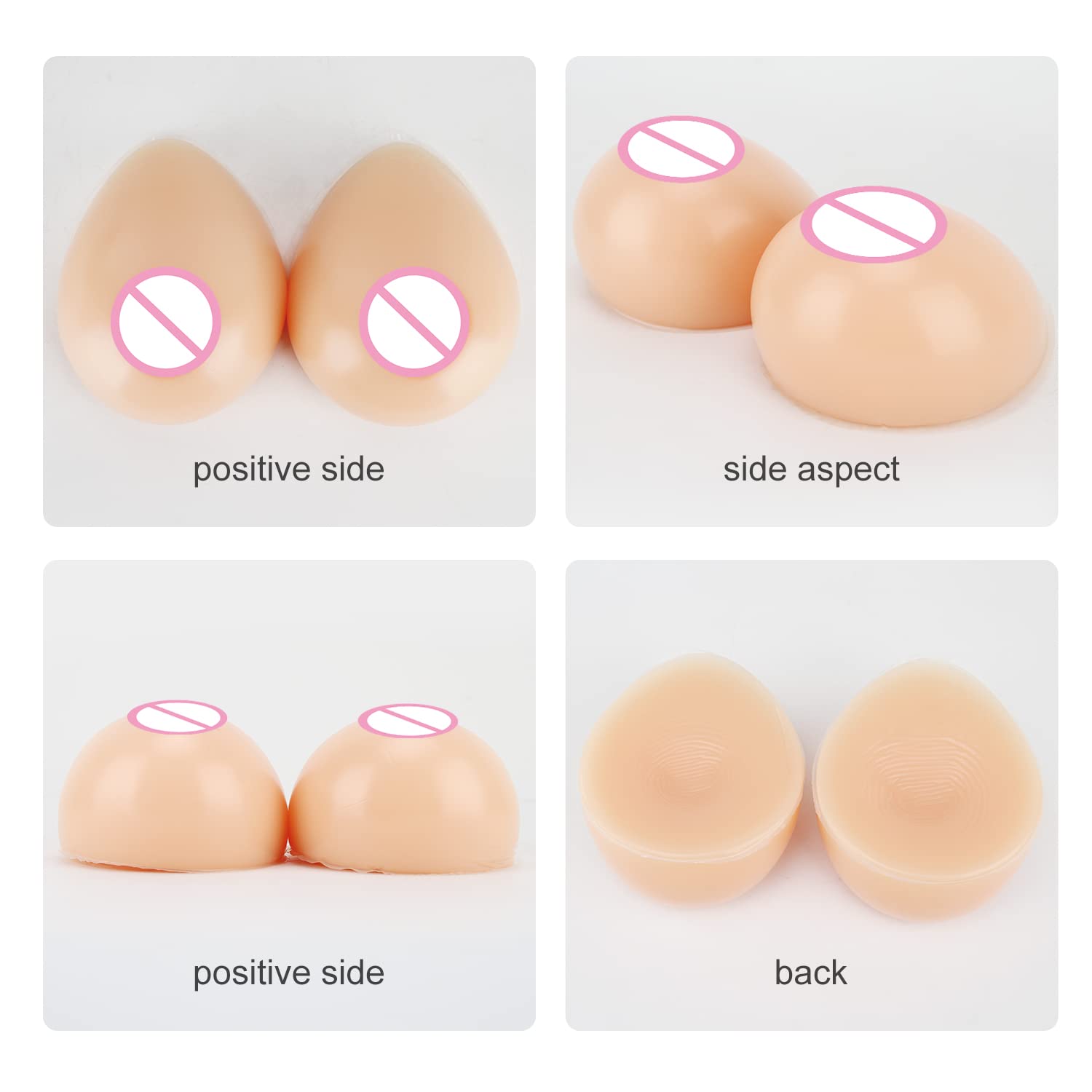 Lervanla Silicone Breast Forms for Mastectomy Transgender Cosplay