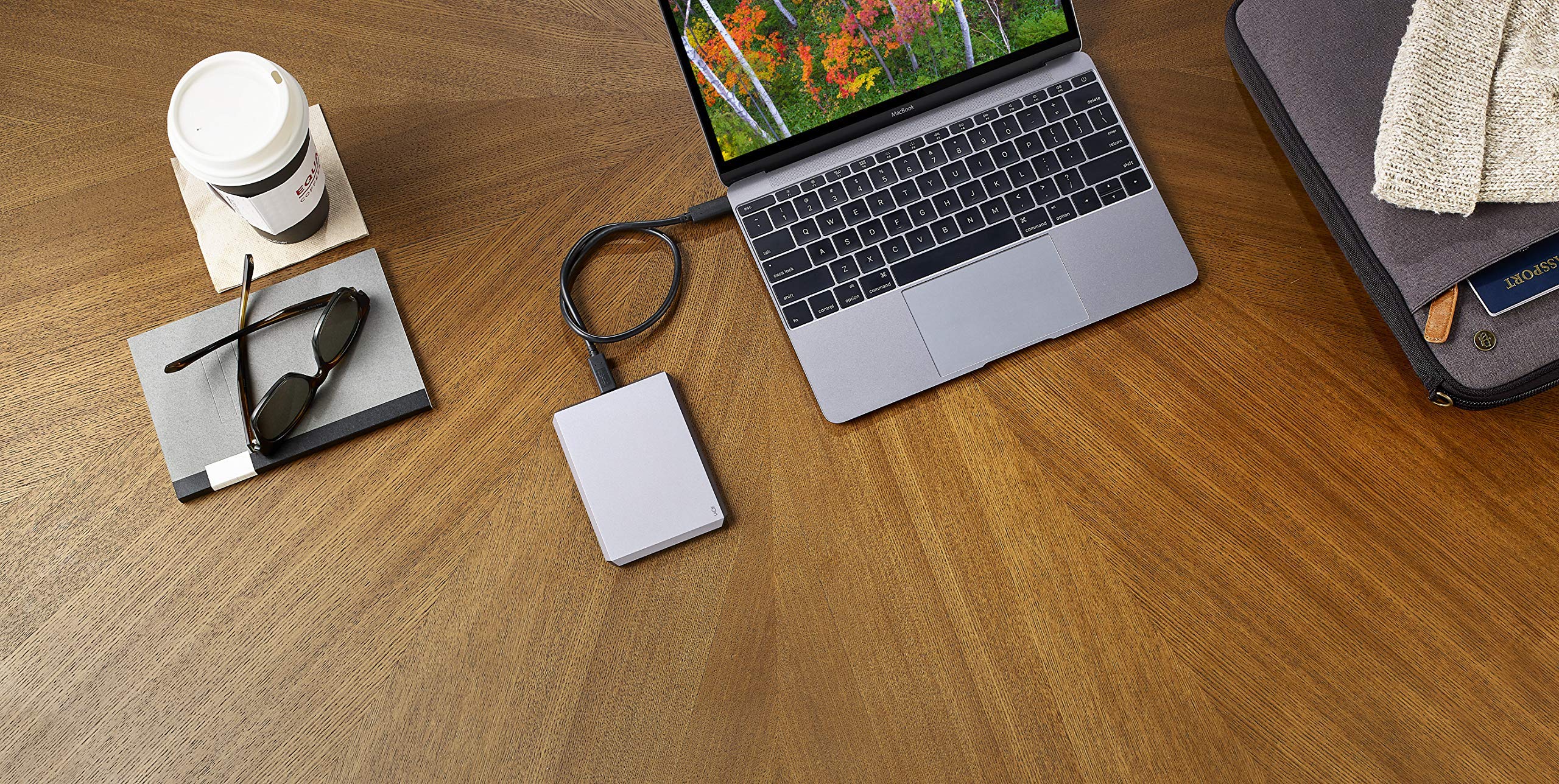 LaCie Mobile Drive 4TB External Hard Drive Portable HDD - Space Gray USB-C USB 3.0, for Mac and PC Desktop (STHG4000402) (Renewed)