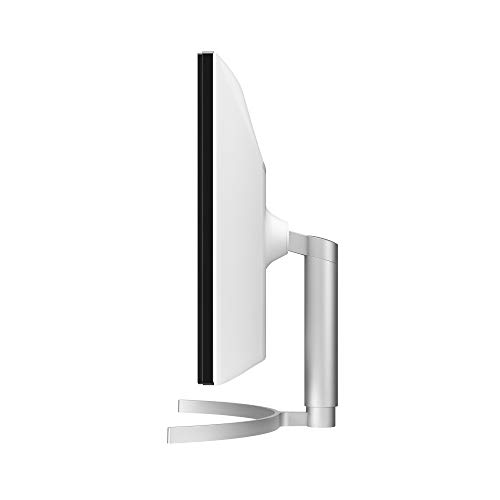 LG 34WK95C-W 34 Inch Curved UltraWide QHD Nano IPS Monitor with VESA DisplayHDR 400, Silver