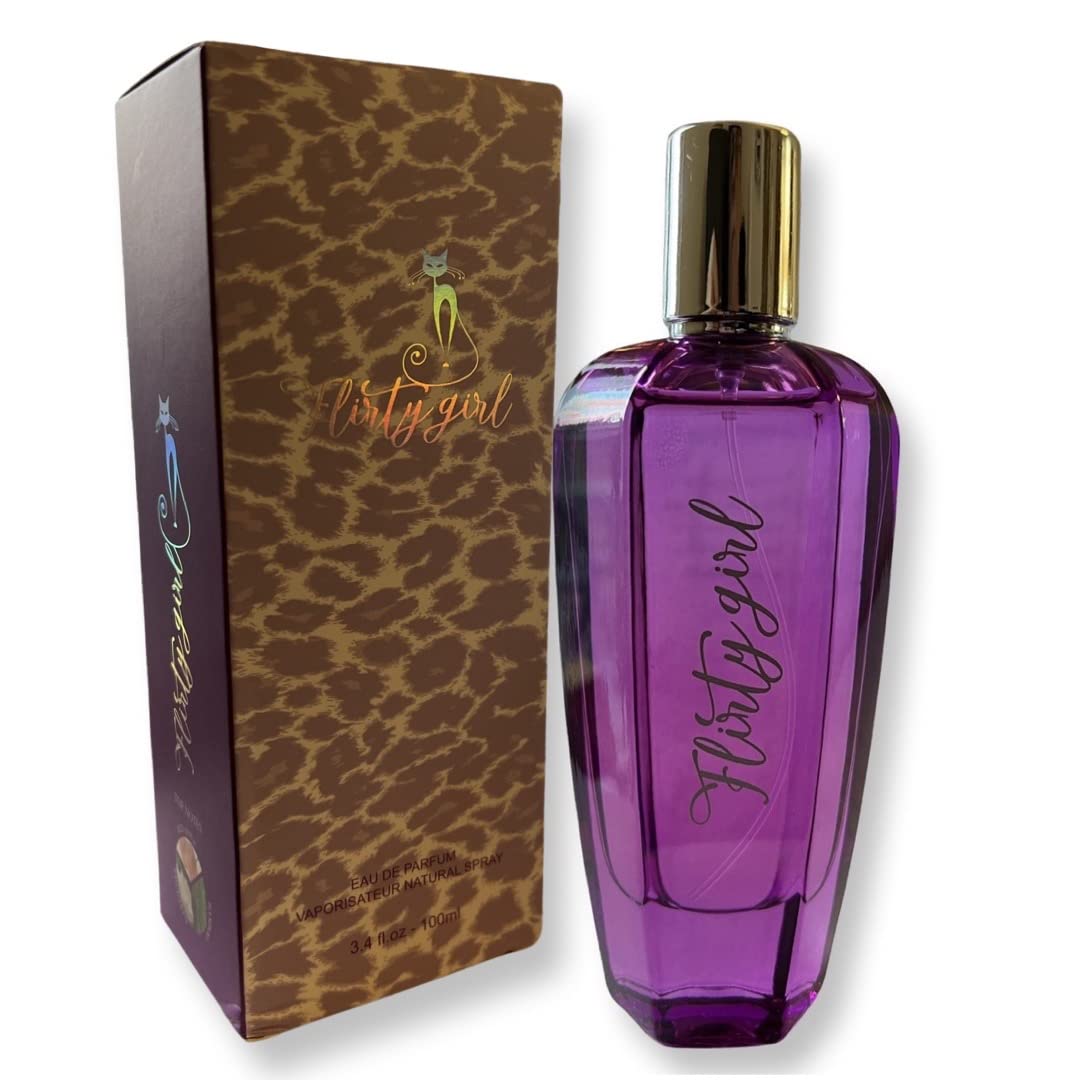United Scents FLIRTY GIRL - Eau de Parfum for Women - Notes: Red Apple, Gardenia, Bamboo- 3.4 Fl Oz