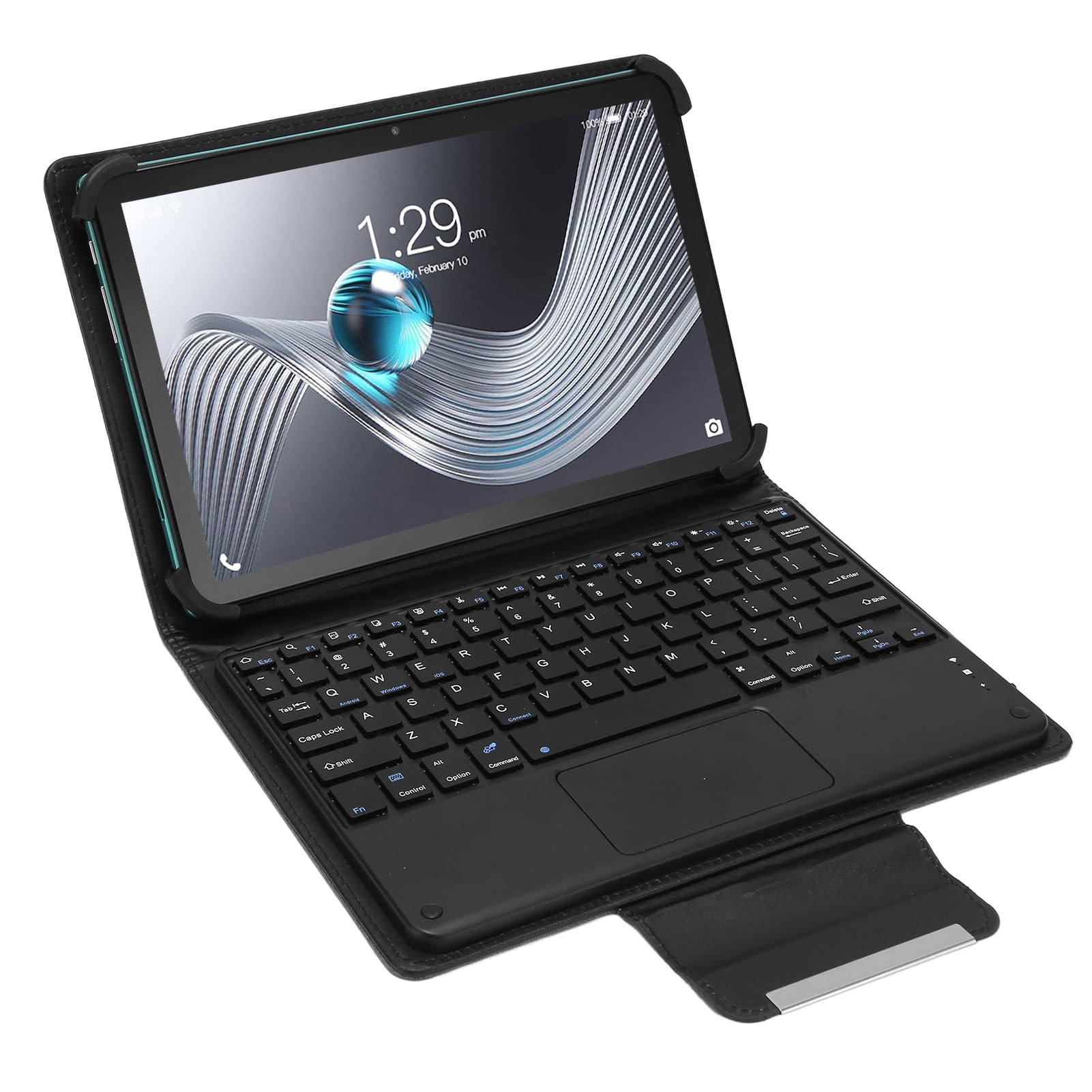 MAVIS LAVEN Gaming Tablet, 10.1 Inch Octa Core CPU 5G WiFi 4G LTE LCD Office Tablet with Keyboard for Travel (US Plug)