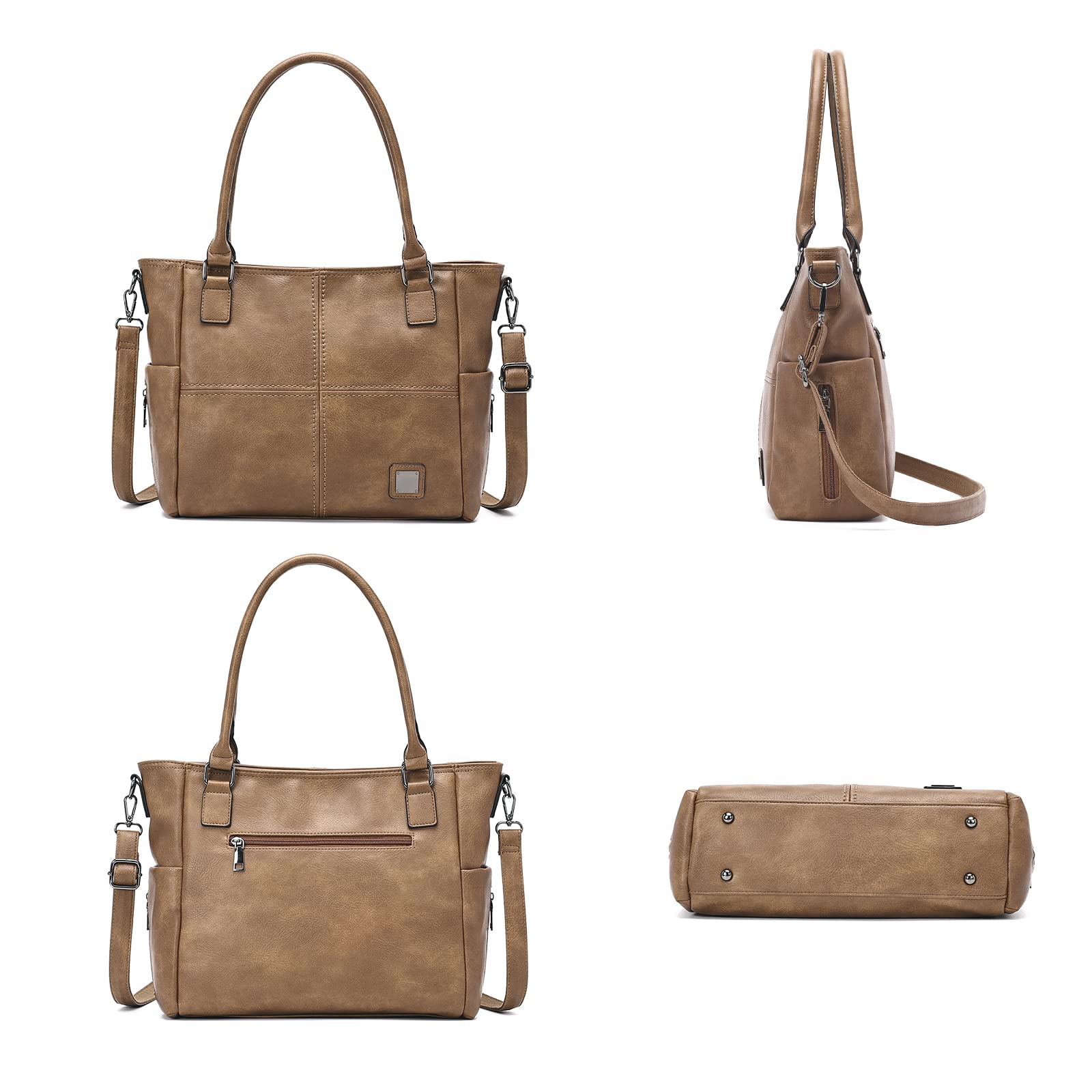 Pursess for Women,Soft PU Leather Handbags ,Large Capacity Purse, Fashion Crossbody Bags, Top Handle Satchel