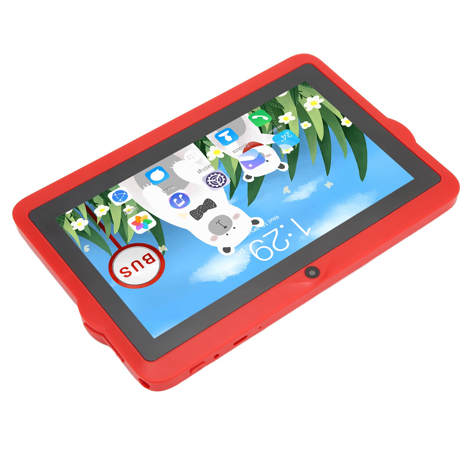 MAVIS LAVEN Kids Tablet, 8 Core CPU 100‑240V Dual Camera Toddler Tablet 5G WiFi Dual Band with Stand for Home Use (US Plug)