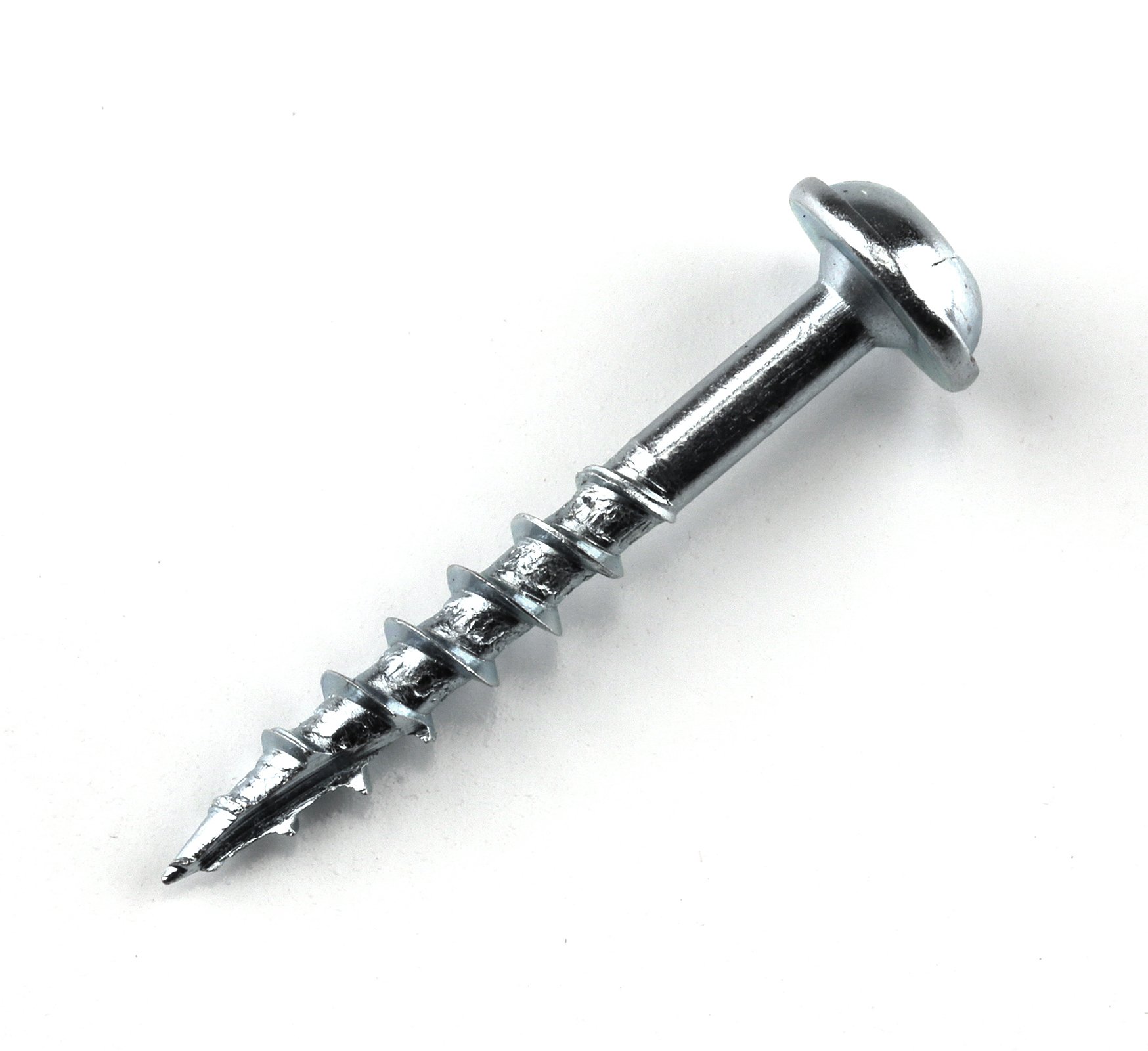 Kreg SML-C125-100 Zinc Pocket Screws, 1 1/4 Inch, 8 Coarse Thread, Maxi-Loc Head (100 Count)