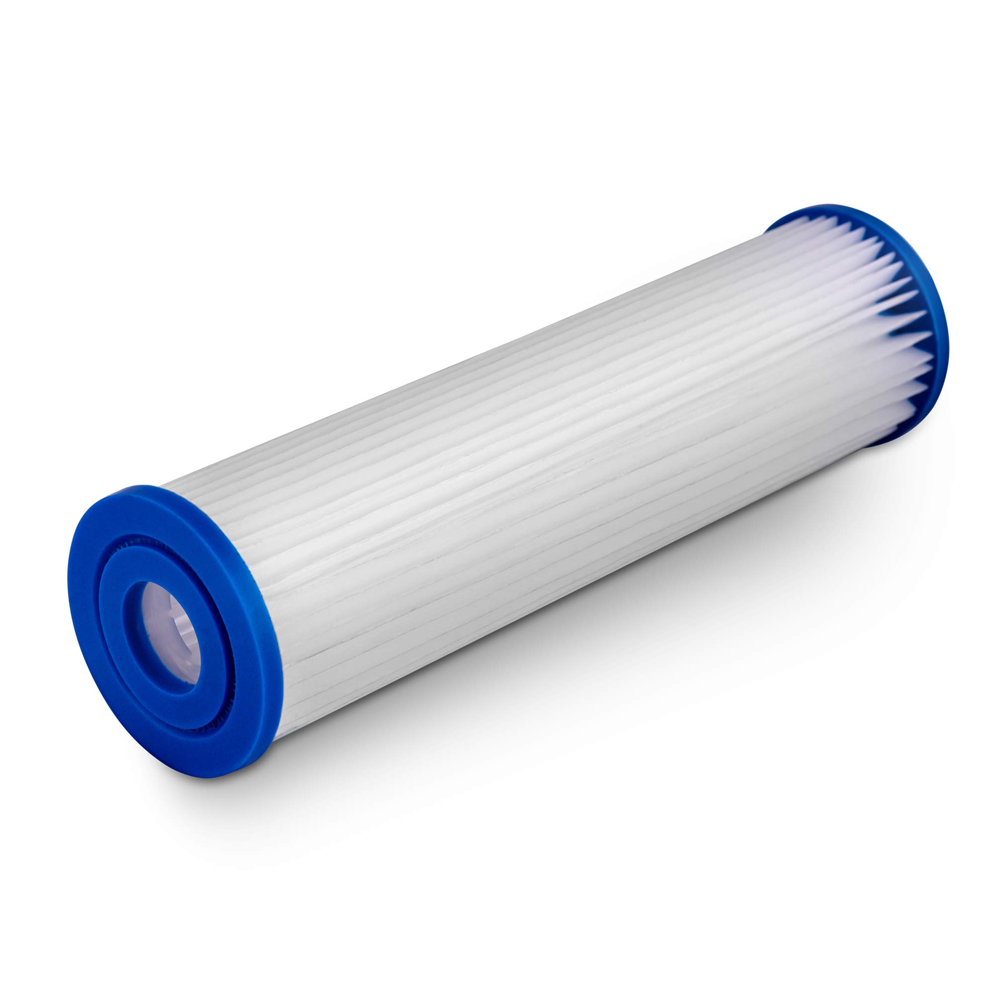 Ronaqua 6 Pleated Sediment Water Filter Cartridge 9.87βx 2.5β Amplified Surface Area, Removes Sand, Dirt, Rust, Extended Filter Life WELL-MATCHED with WHKF-WHPL, 801-50, WB-50W, WFPFC3002, SPC-25-1050