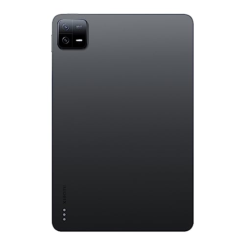 Xiaomi Pad 6 WiFi Version 11 inches 144Hz 8840mAh Bluetooth 5.2 Four Speakers Dolby Atmos 13 Mp Camera + Fast Car 51W Charger Bundle (Gravity Gray, 256GB + 8GB)