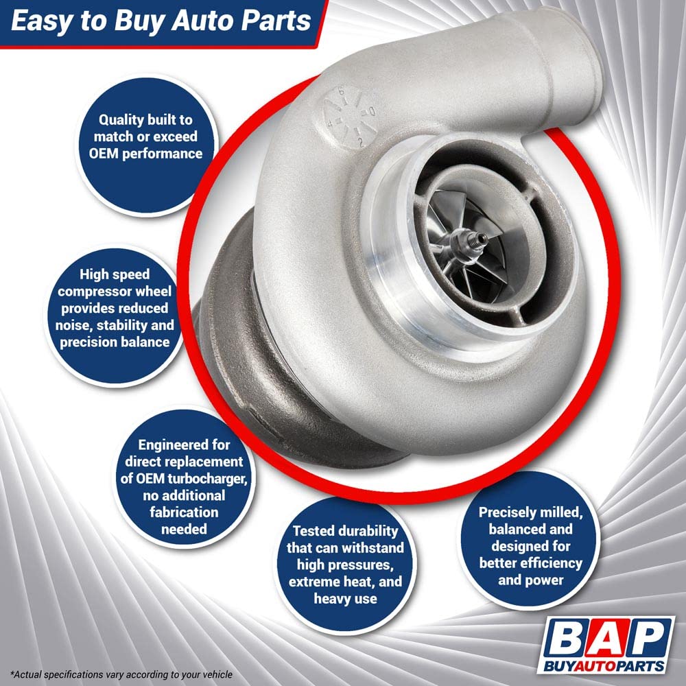 Left Side Turbo Turbocharger For Ford Explorer Flex Taurus SHO Lincoln MKS MKT 3.5L EcoBoost V6 - BuyAutoParts 40-31127AN New
