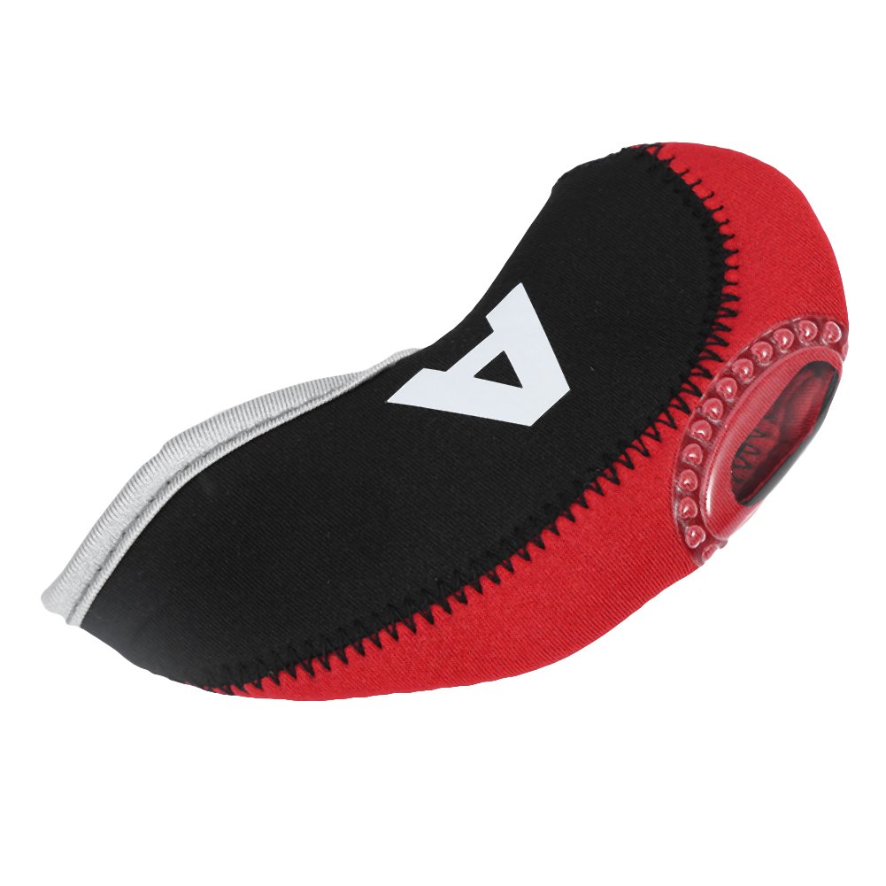 Putter Cover, Covers Iron Head Covers Driver Head Cover Clubs 10pcs Waterproof Machine Washable for Lovers(Black red + Number)