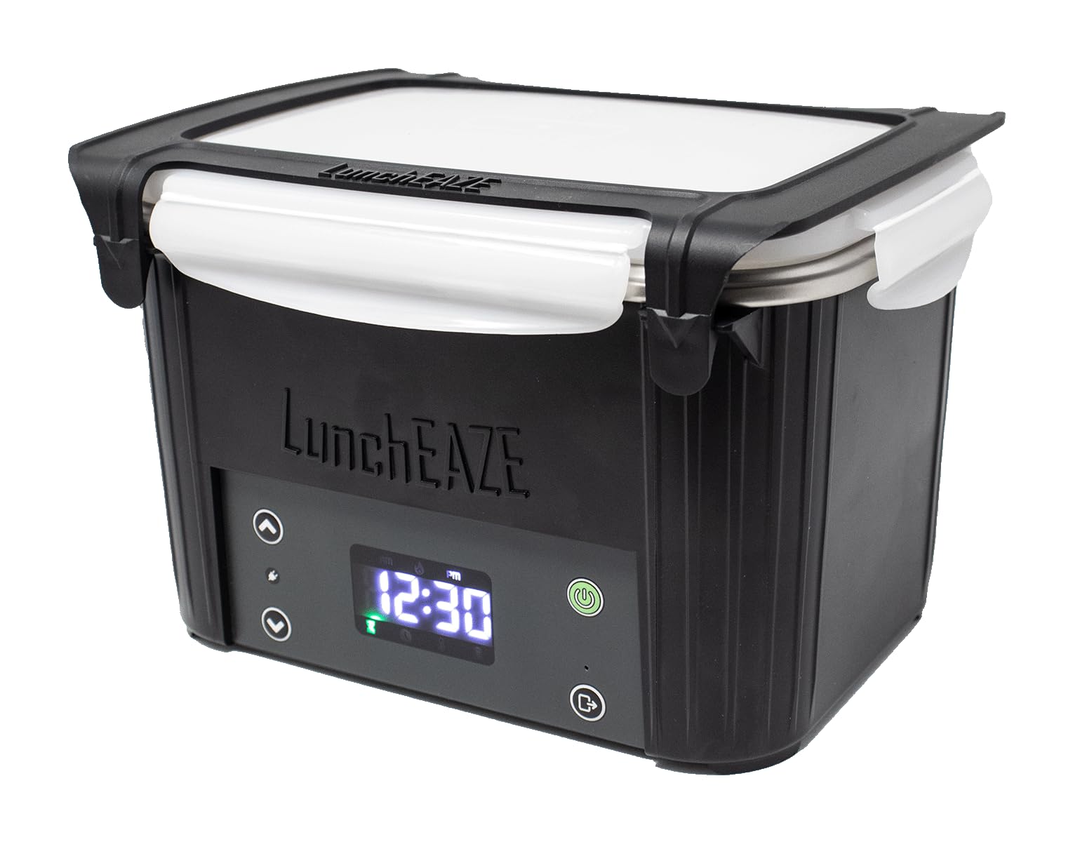 LunchEAZE Lite - Cordless, automatic, smart self heated electric lunch box, for jobsites, travel, office, or students