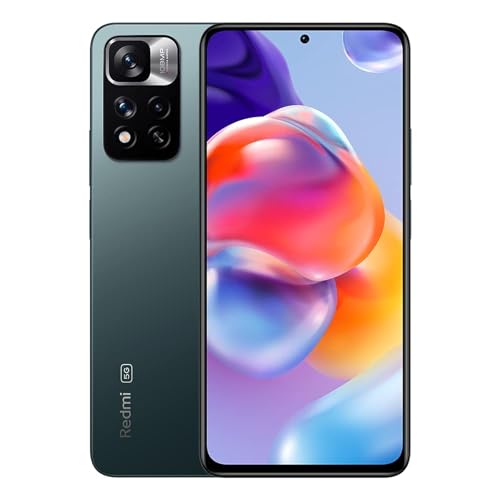 Xiaomi Redmi Note 11 Pro+ Plus 5G + 4G Volte 128GB + 6GB Factory Unlocked 6.67" 108MP Camera Night Mode (Not Verizon Sprint Boost Cricket Metro At&T) + (w/Fast Car Charger Bundle) (Forest Green)