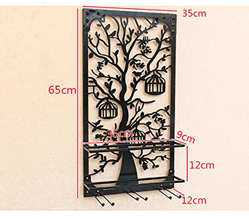 Wine Racks Metal Wall Mounted Wine Racks European Style Iron Multi-Bottle Red Wine Bottle Holder Upside Down Creative Wine Racks (Black, Bronze, White, Three Colors Available) (Col