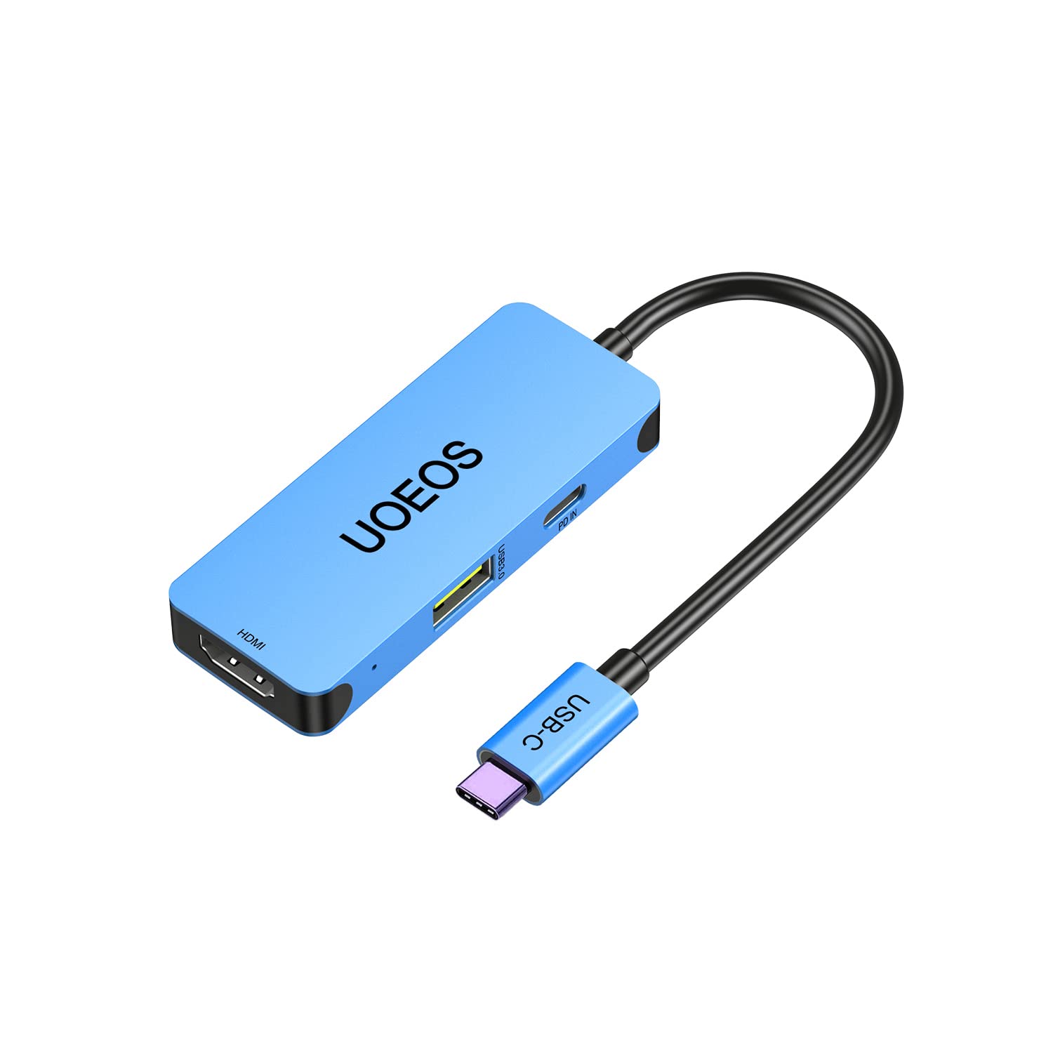 UOEOS Smart USB C Hub-Navy Blue