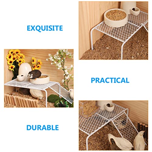 Zerodeko Chick Perch Chick Toys Chicken Coop Rest Platform Coop Brooder Roosting Bed Chicken Wooden Jungle for Large Birds Hens Parrots Macaw Cage