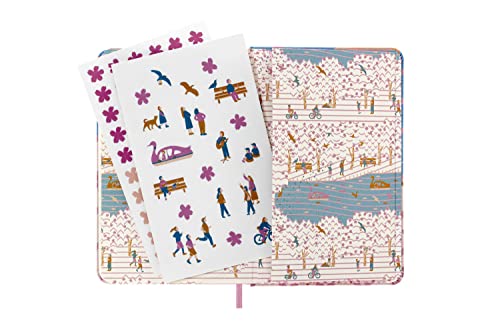 Moleskine Limited Edition 2023 Weekly Notebook Planner Sakura, 18M, Pocket, Bird, Hard Cover (3.5 x 5.5)