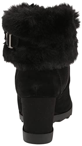 Koolaburra by UGG Women's Elladine Boot, Black, 9.5