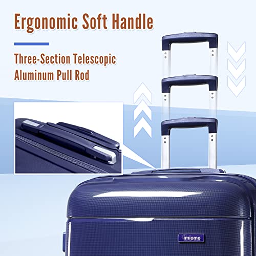 Joyway Luggage Sets,3 Piece Suitcase Set Carry On Luggage with Spinner Wheels,Hardside PP Durable Luggage with TSA Lock(Blue, 11 piece set)…