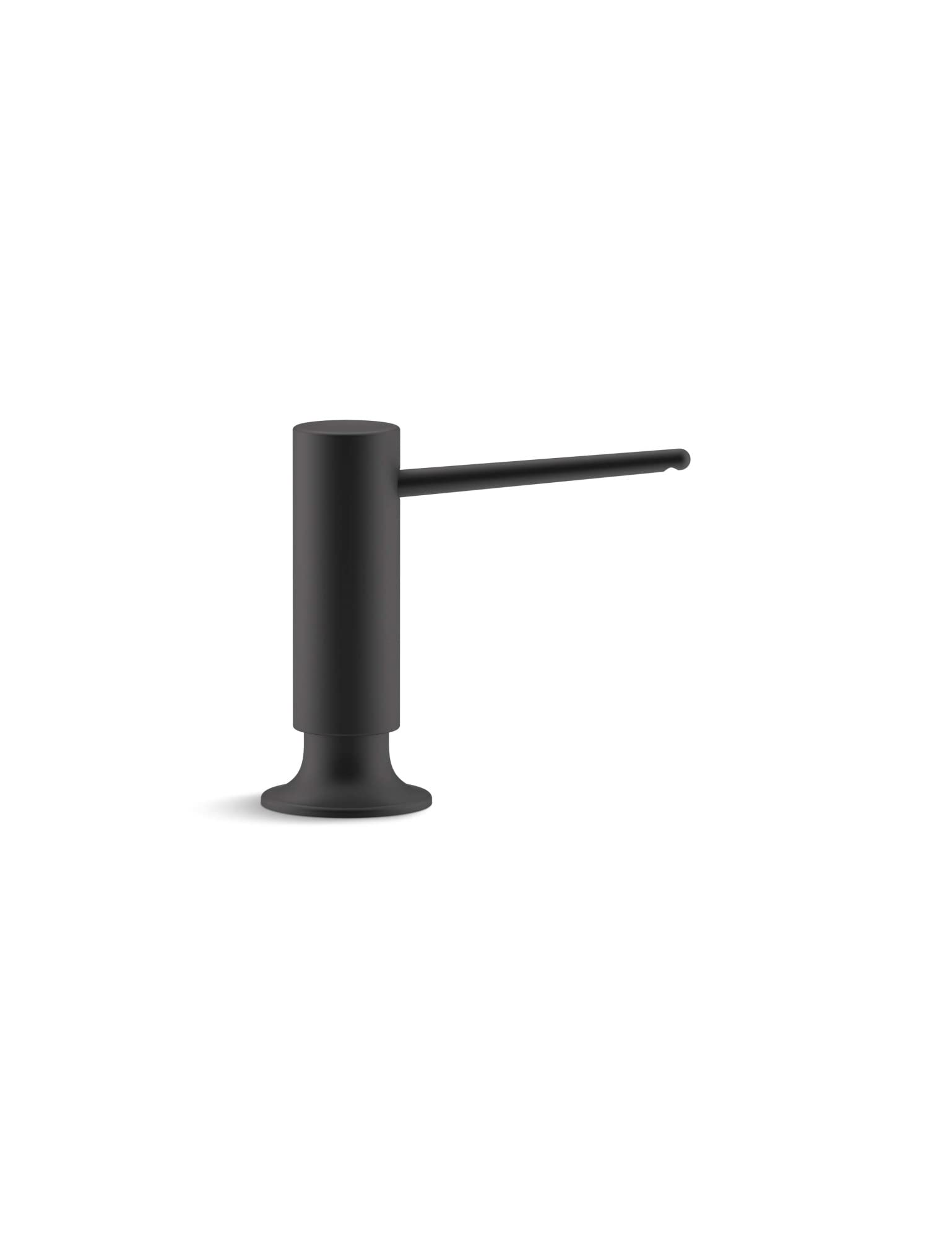 KOHLER 1995-BL Contemporary Design soap/Lotion Dispenser, Matte Black
