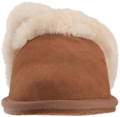 Koolaburra by UGG Women's Milo Scuff Slipper, Chestnut, 10 M US