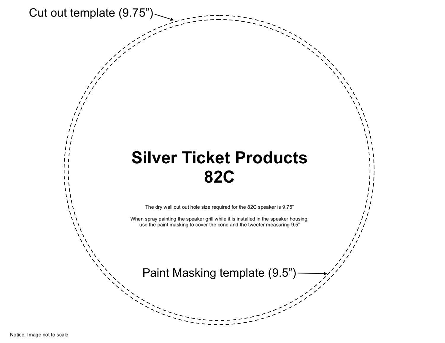 Silver Ticket Products in Ceiling Speaker Package 5.1, 1 x Center Channel, 1 x Left & 1 x Right Channel, 2 x Surround Speakers.