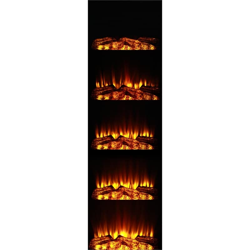 Liviland 36" Farmhouse Ceramic Magnesium Oxide Freestanding Electric Fireplace with 4 Flickering Flame Effect Settings, Remote and Touch Control, in Tan Finish