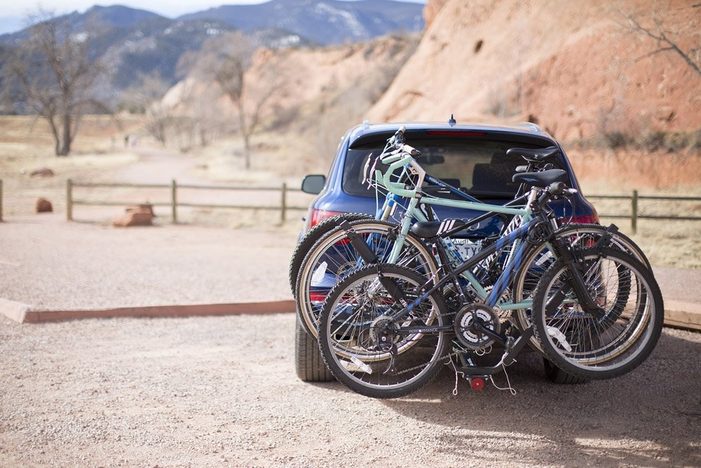 Let's Go Aero BBR253 BikeWing Hitch Rack (4 Tilt Up Four Bike (BBR253)), Black