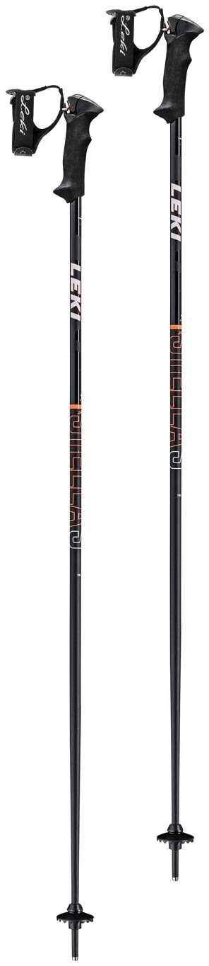 LEKI Stella S Ski Pole Pair - Women's Black/Coral 115