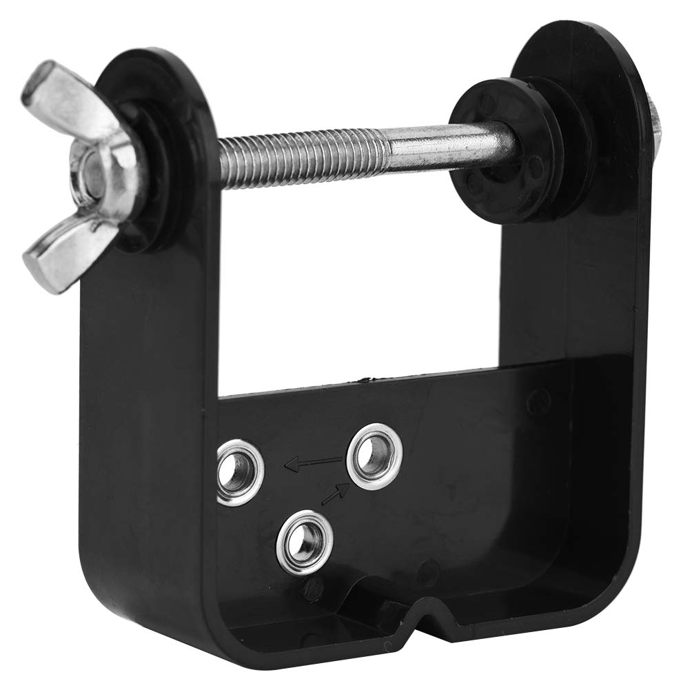 plplaaoo Archery Bowstring Serving Thread Jig Archery Bow Strings Server Bowstring Serving Jig Tool for Recurve Compound Bow, Aluminium Alloy and Plastic(Black), Bow Serving String Bow String arc