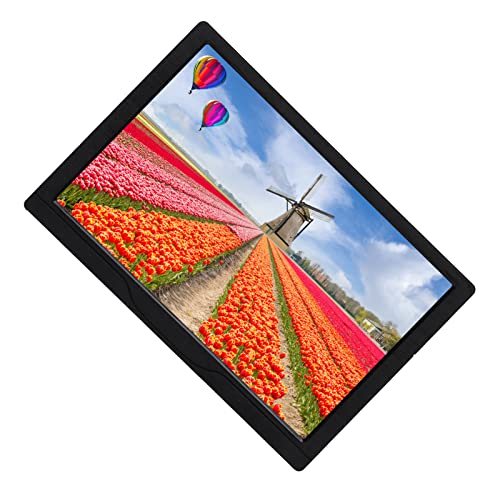 VINGVO HD Display, USB Touch Screen Display Telecontroller Adjustable Bracket Dual Loudspeakers Menu Function 10.1 Inch Monitor for Office (US Plug)