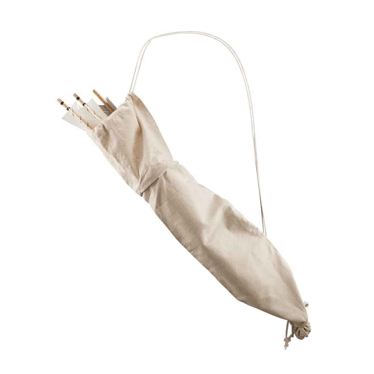 Retro Medieval Quiver Viking Knight Quiver Bow Holder Canvas Quiver with Adjustable Strap Traditional Quiver Bag for Outdoor Hunter Hunting Archery Accessory