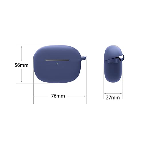 Wireless Earbuds Bluetooth-Compatible Case for Redmi Buds 3 Lite,Portable Shockproof Waterproof Headphones Cover Silica Non-Slip Ear Sleeve (Dark Green)