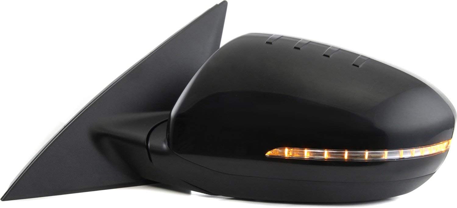 Kool Vue Driver & Passenger Side Power Heated Mirrors for Kia Optima 2012-2013 Power Fold With Signal Light Paintable USA Built Vehicle